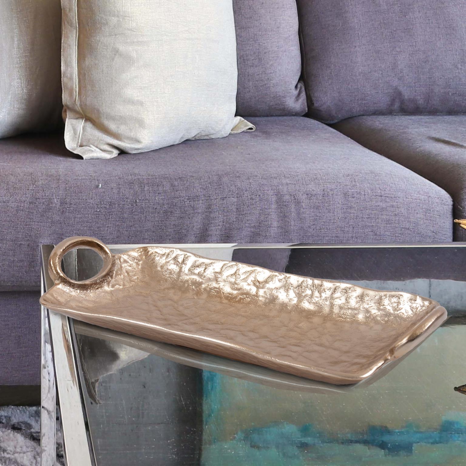 Type II | Accessories | Hammered Organic Gold Aluminum Tray, Small ...