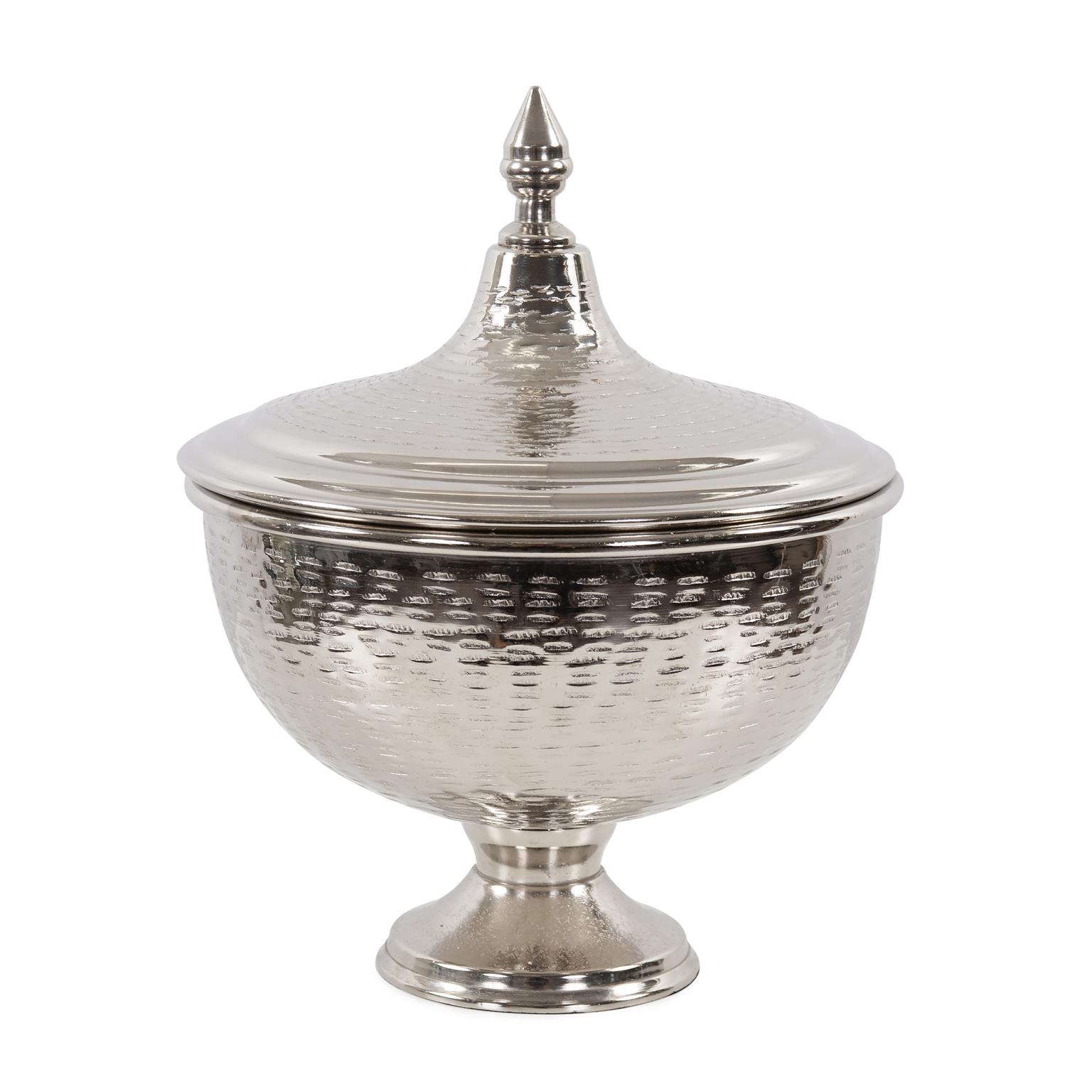 Type II | Accessories | Hammered Em Dash Covered Urn, Large | MHE35331 ...